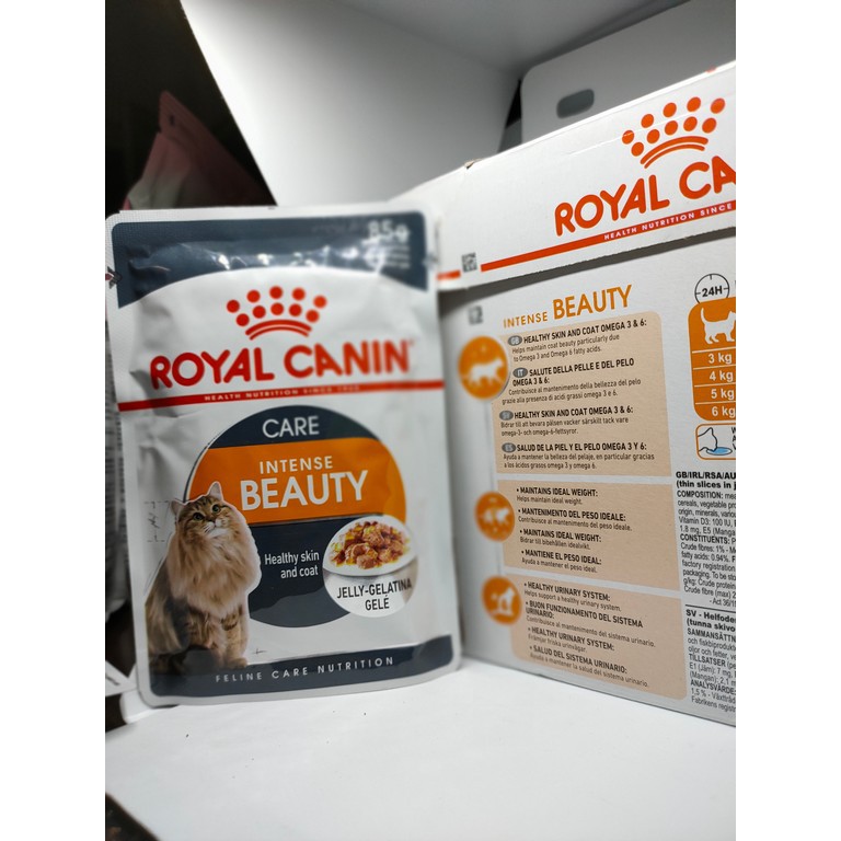 Jual ROYAL CANIN INTENSE BEAUTY JELLY (SACHET) | Shopee Indonesia