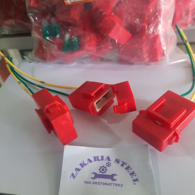 Jual Rumah Sekring Tancap Fuse Keramik Besar bok merah | Shopee Indonesia
