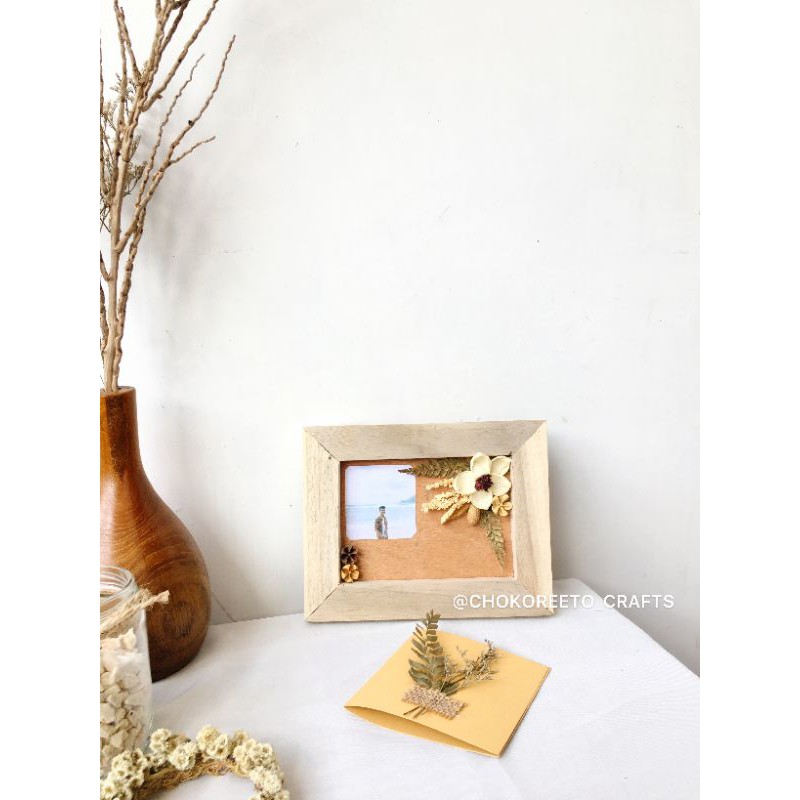 Jual BUNGA KERING + BINGKAI 4R TANPA KACA | Shopee Indonesia