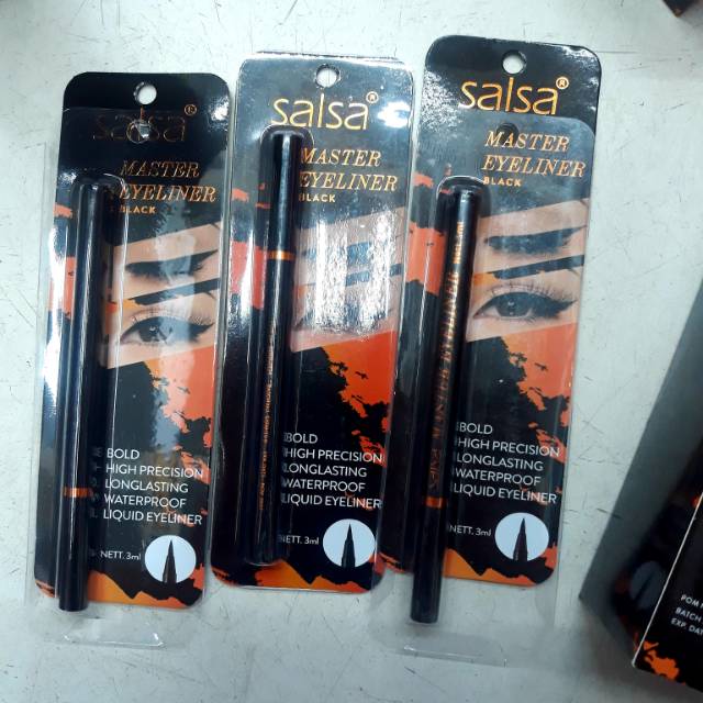 Jual Salsa master eyeliner liquid waterproff | Shopee Indonesia