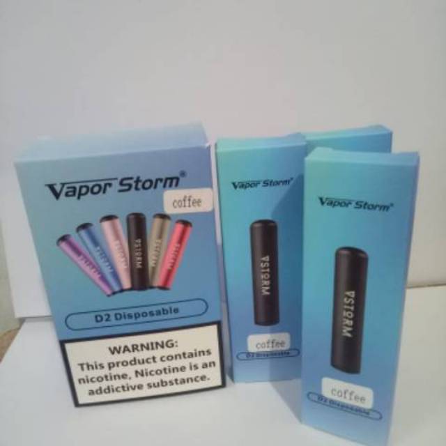 Jual vape vapor storm d2 disposable vape termurah rokok listrik ...