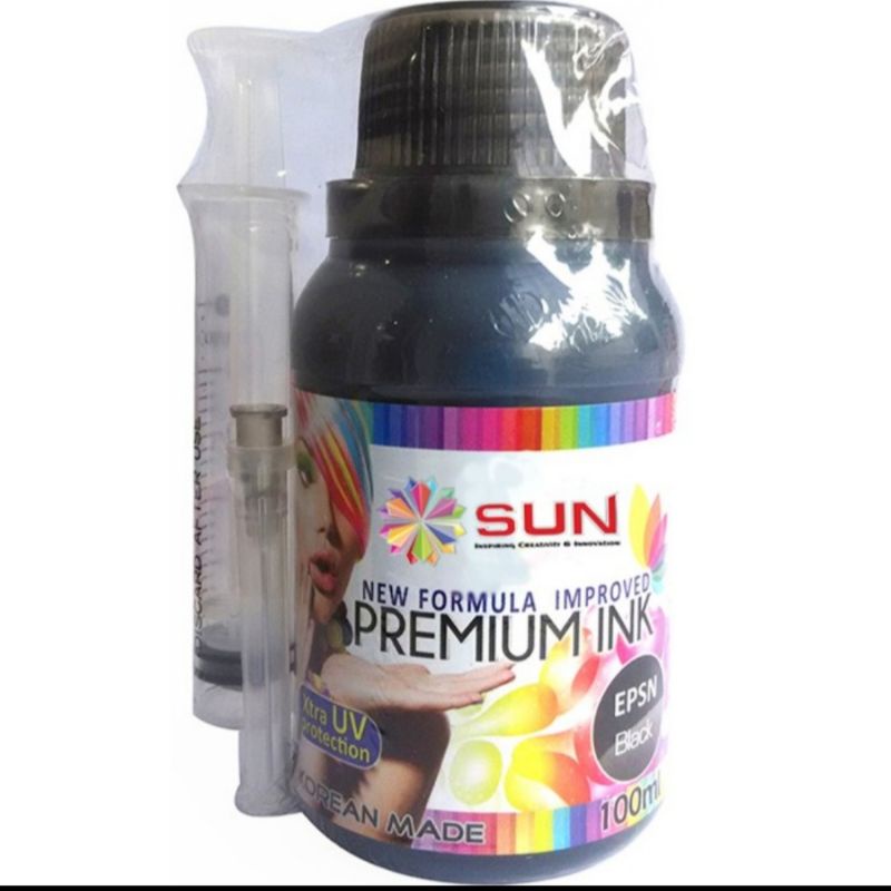 Jual Tinta Premium Sun Ink 100 ml (For Epson) | Shopee Indonesia