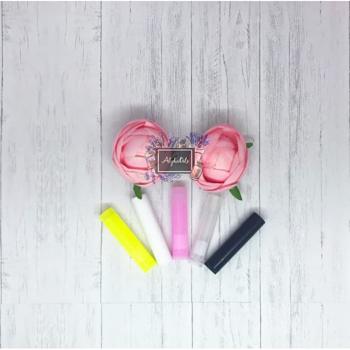 Jual Lip Balm Stick Container untuk DIY Lip Balm Essential Oil - Pink ...