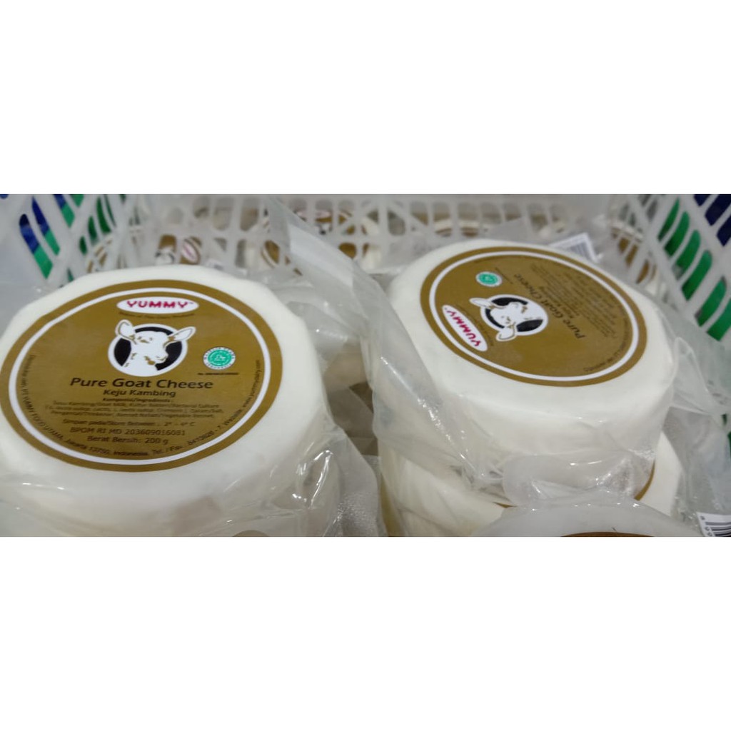 Jual Yummy Pure Goat Cheese White 200 gram | Shopee Indonesia