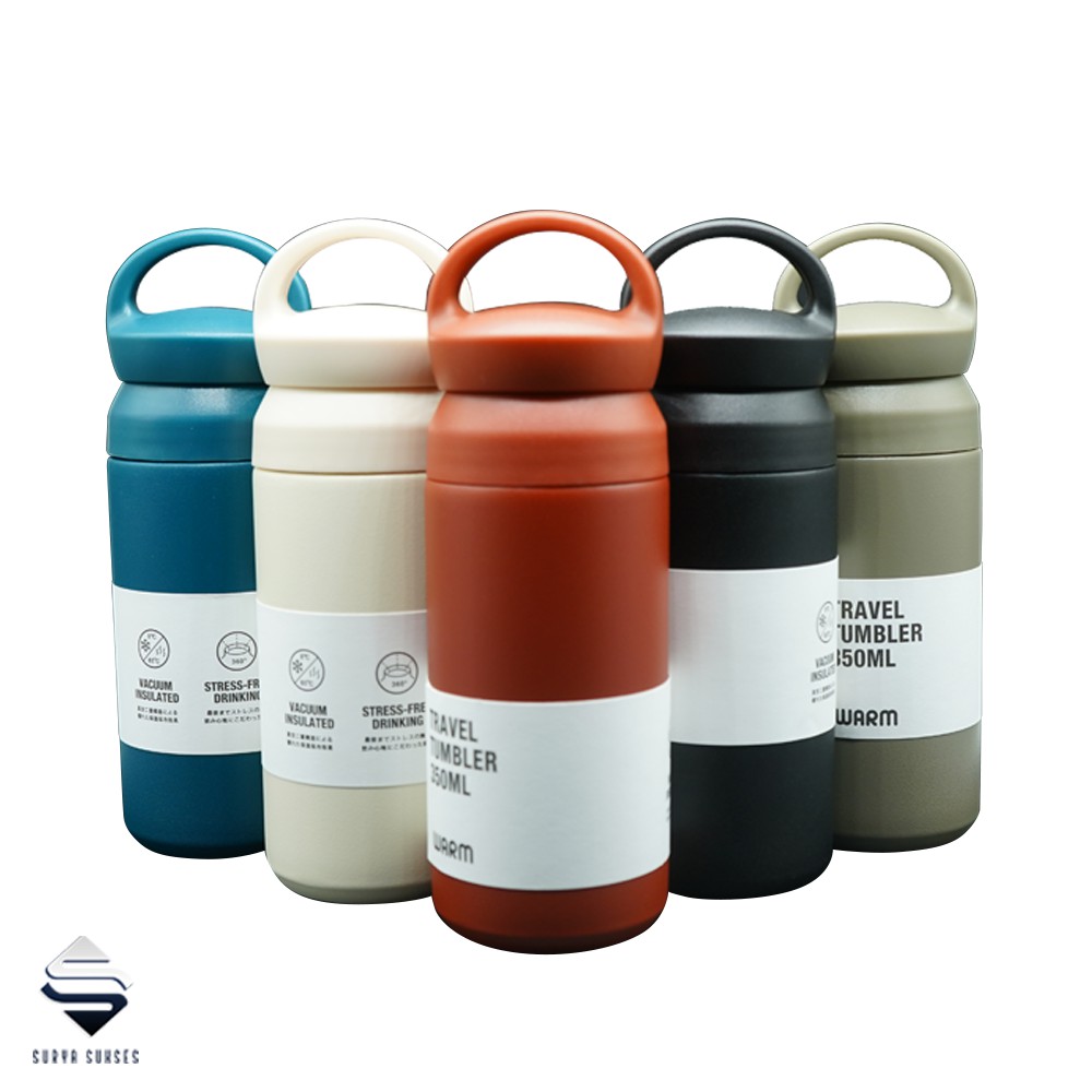 Jual Termos Air Panas Travel Tumbler Stainless Steel 350ml H555 Tumbler Anak Sekolah Tahan ...