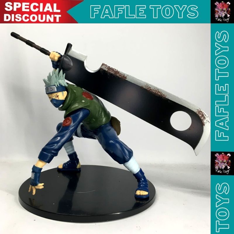 Jual GEM Naruto Kakashi Hatake Zabuza Blade Ninja Konoha Hokage NEW MIB ...