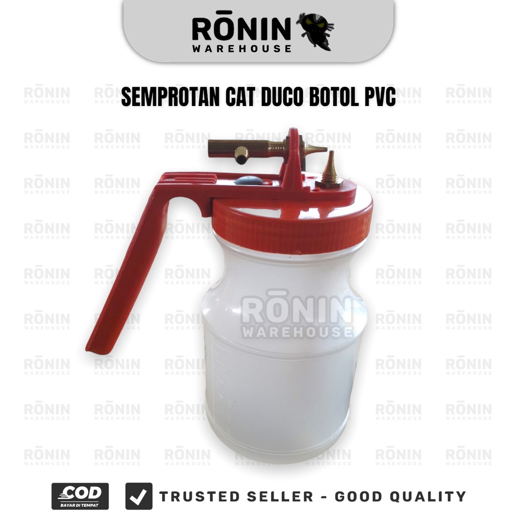Jual Spet Semprotan Cat Duco Botol PVC Kepala Kuningan Sepet Spray Gun ...