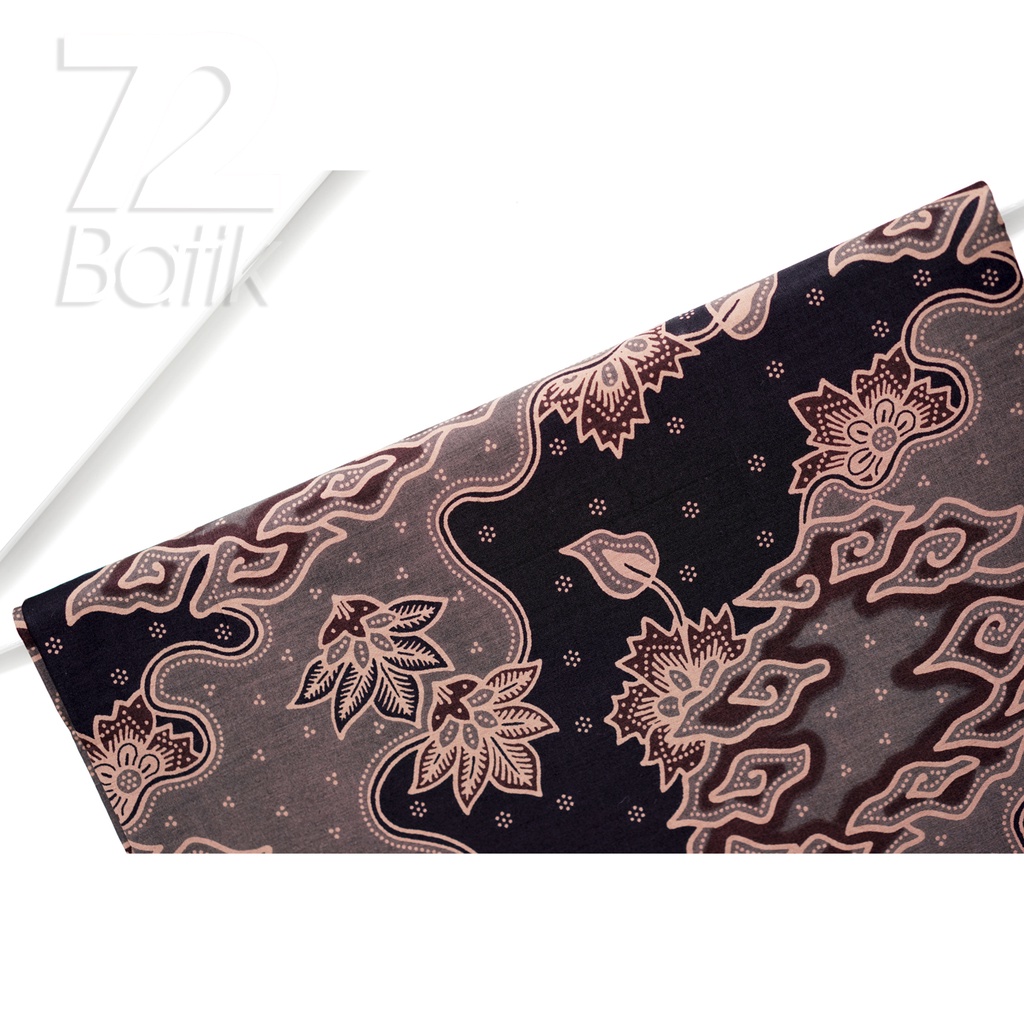 Jual KAIN BATIK PREMIUM Bahan Katun Motif Mega Mendung Kembang Warna ...