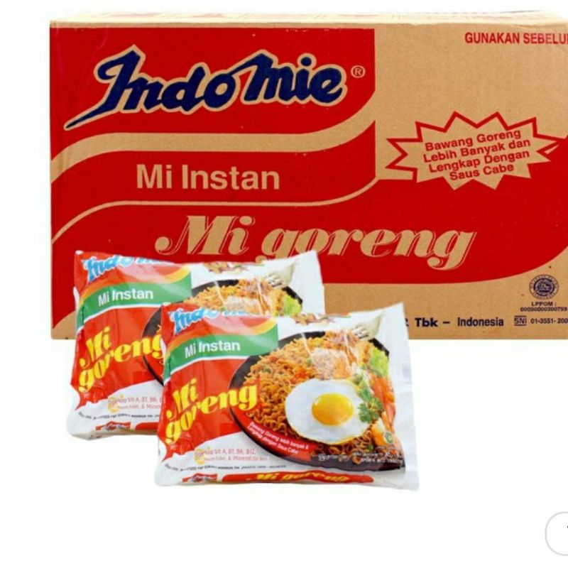 Jual Indomie Goreng 1 dus isi 40 / indomie goreng 1 dus / mie goreng ...