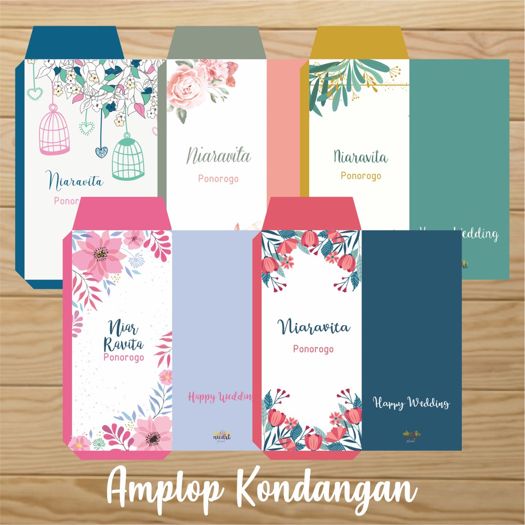 Jual Amplop Kondangan | Amplop Nikahan | Wedding Card | Shopee Indonesia