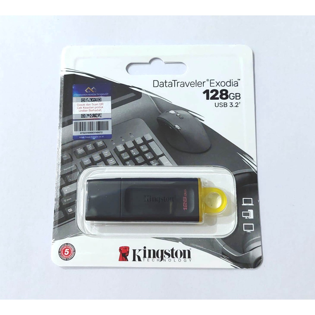 Jual Flashdisk / Flash Disk Kingston EXODIA (DTIEXODIA) 128GB 128 GB ...