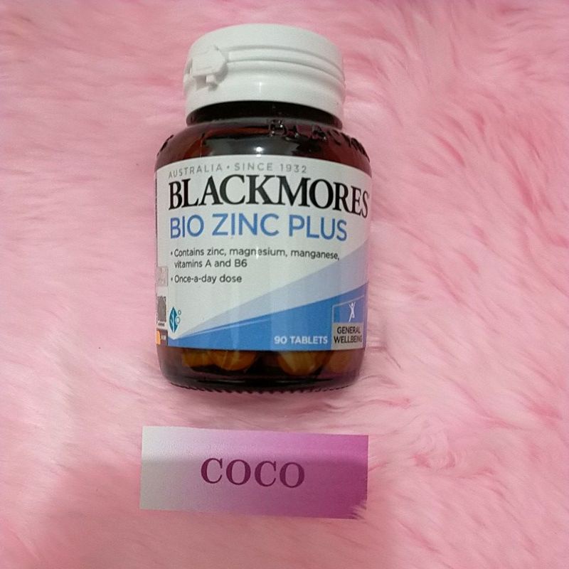 Jual Blackmores Bio Zinc plus isi 90s vitamin A, untuk jerawat | Shopee ...