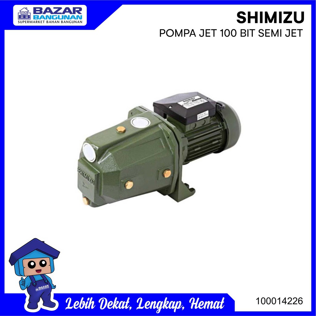 Jual Shimizu - Pompa Air / Semi Jet Pump / Jetpump Sumur Dangkal 100 Bit | Shopee Indonesia