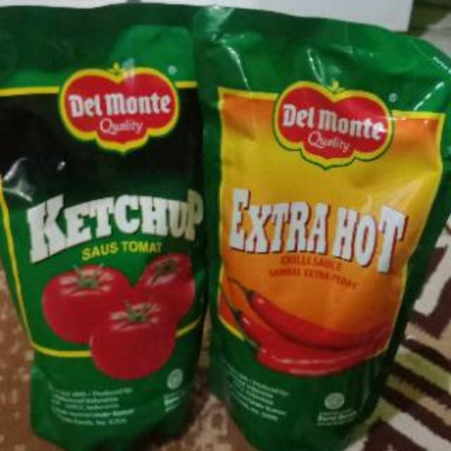 Jual Saos Del Monte ( Sos tomat dan saos sambal ) Kemasan 1 kg | Shopee ...