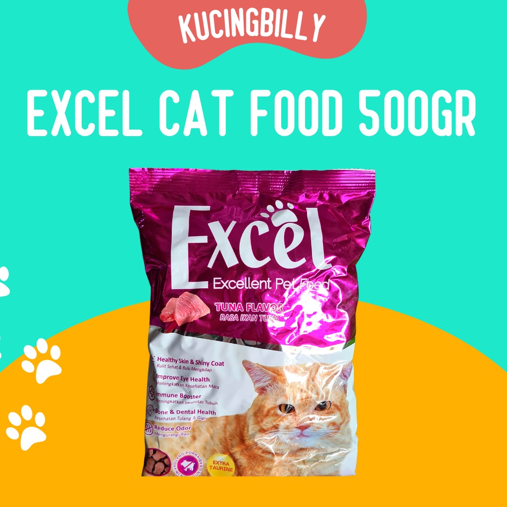 Jual Excel cat food 500gr makanan kucing | Shopee Indonesia
