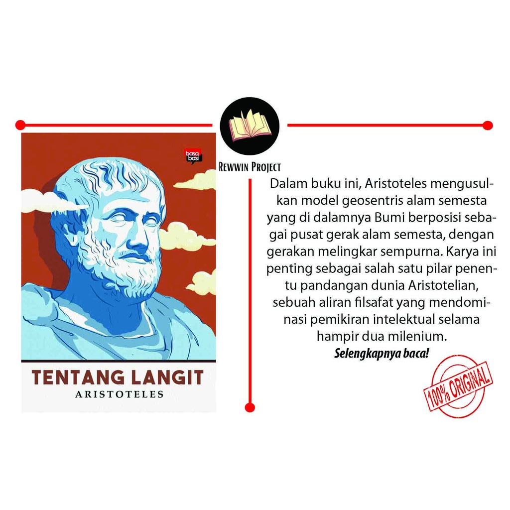 Jual BUKU ORIGINAL - TENTANG LANGIT by Aristoteles | Shopee Indonesia