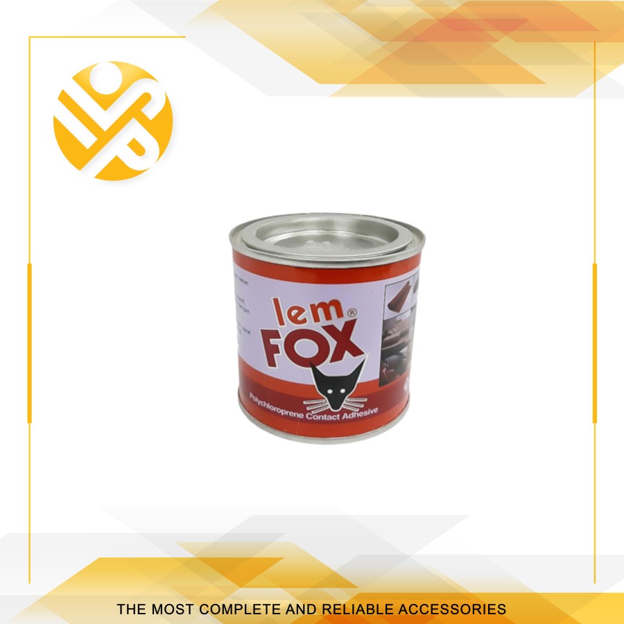 Jual Lem FOX 185 Gram Lem Kuning Fox Lem Kayu Lem Kulit Lem Karet ...