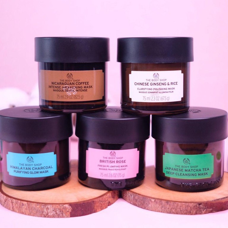 Jual [ORIGINAL] MASK The Body Shop Himalayan Charcoal Chinese Ginseng ...