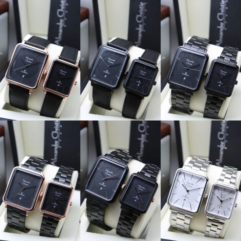 Jual Jam tangan couple Alexandre Christie Ac 8662/Ac8662 harga couple ...