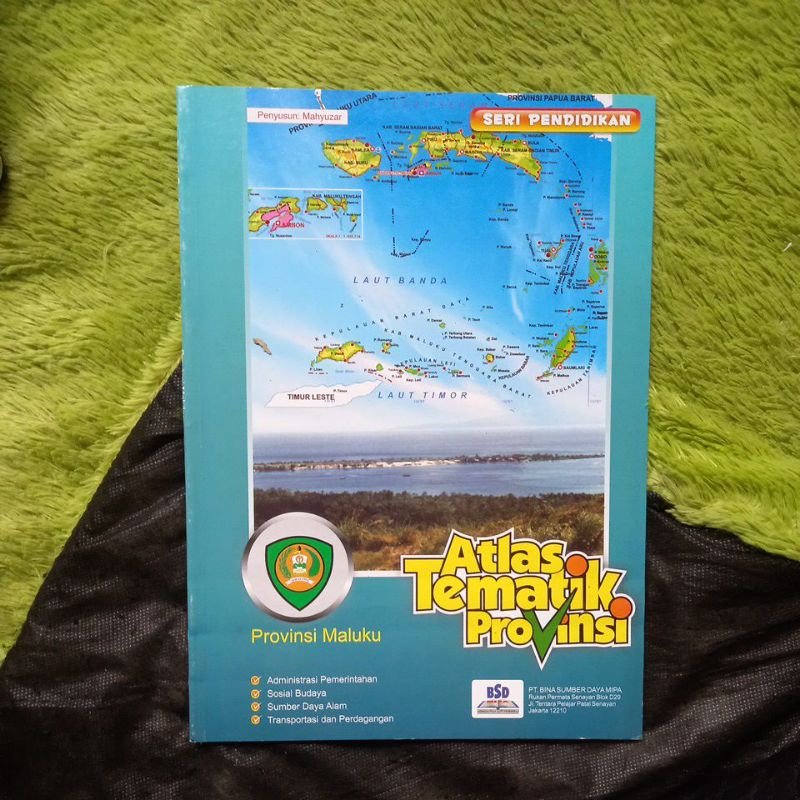 Jual ORIGINAL BUKU PETA ATLAS TEMATIK PROVINSI MALUKU | Shopee Indonesia