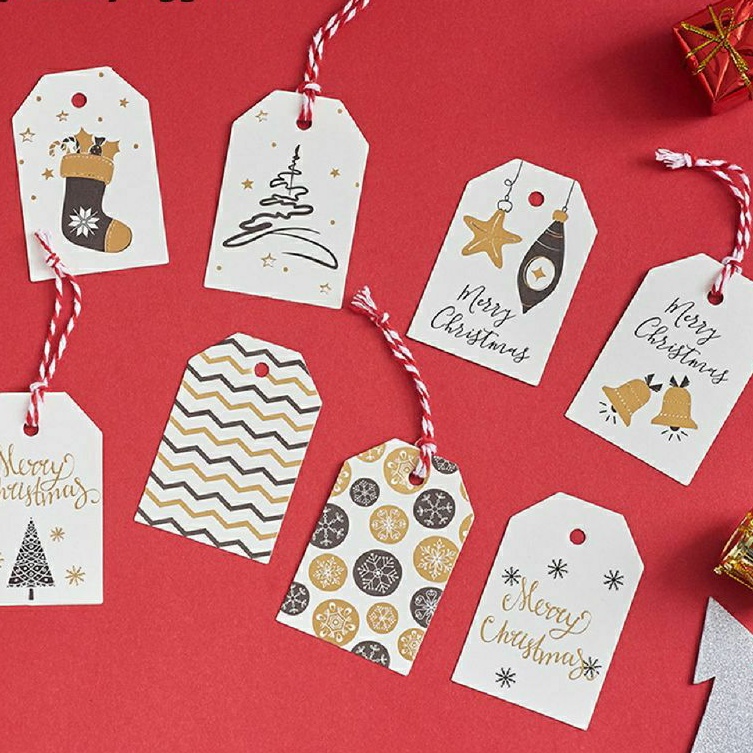 Jual Jc Acc 1pcs Hang Tag Natal Gift/ Set Label / Tag Bahan Kertas ...