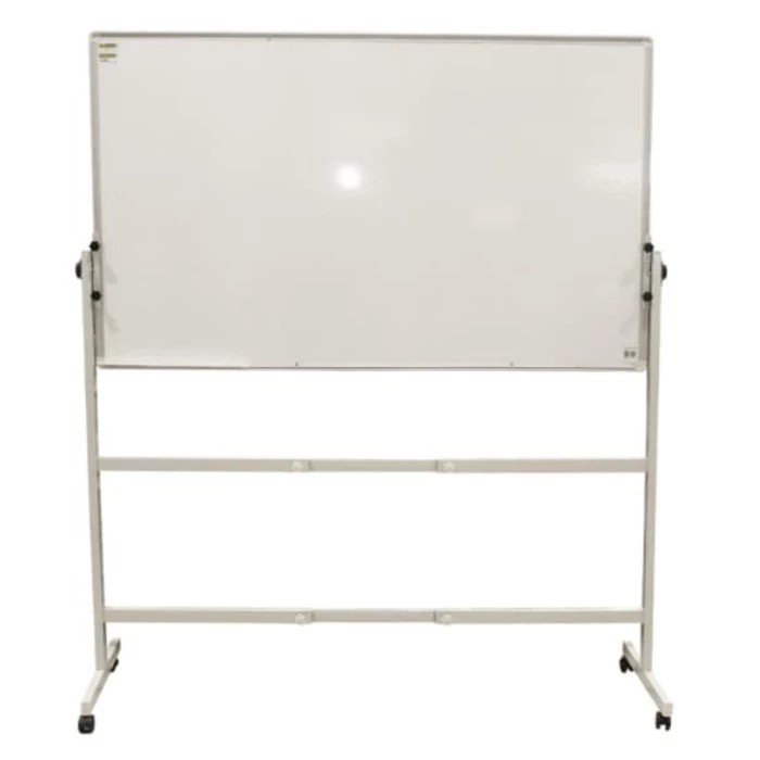 Jual Papan tulis 2sisi /White Board 2 sisi dengan kaki roda - 90x120CM ...