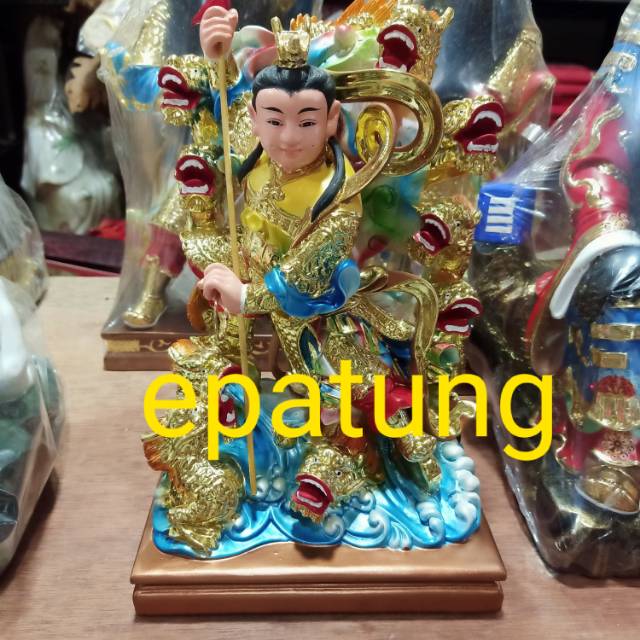 Jual patung dewa nacha / naca / locia 9 naga fiber 12 inch ( gl ...