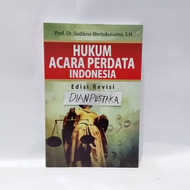 Jual BUKU HUKUM ACARA PERDATA INDONESIA EDISI REVISI ( SUDIKNO ) | Shopee Indonesia