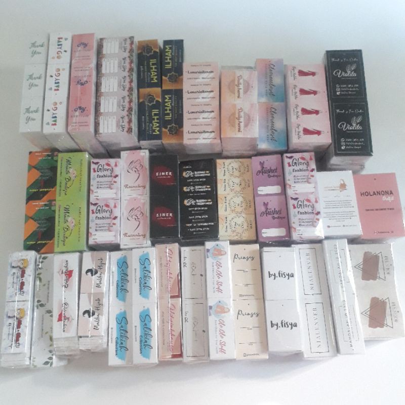 Jual hang tag custom free desain hantag custom ukuran handtag free tali ...