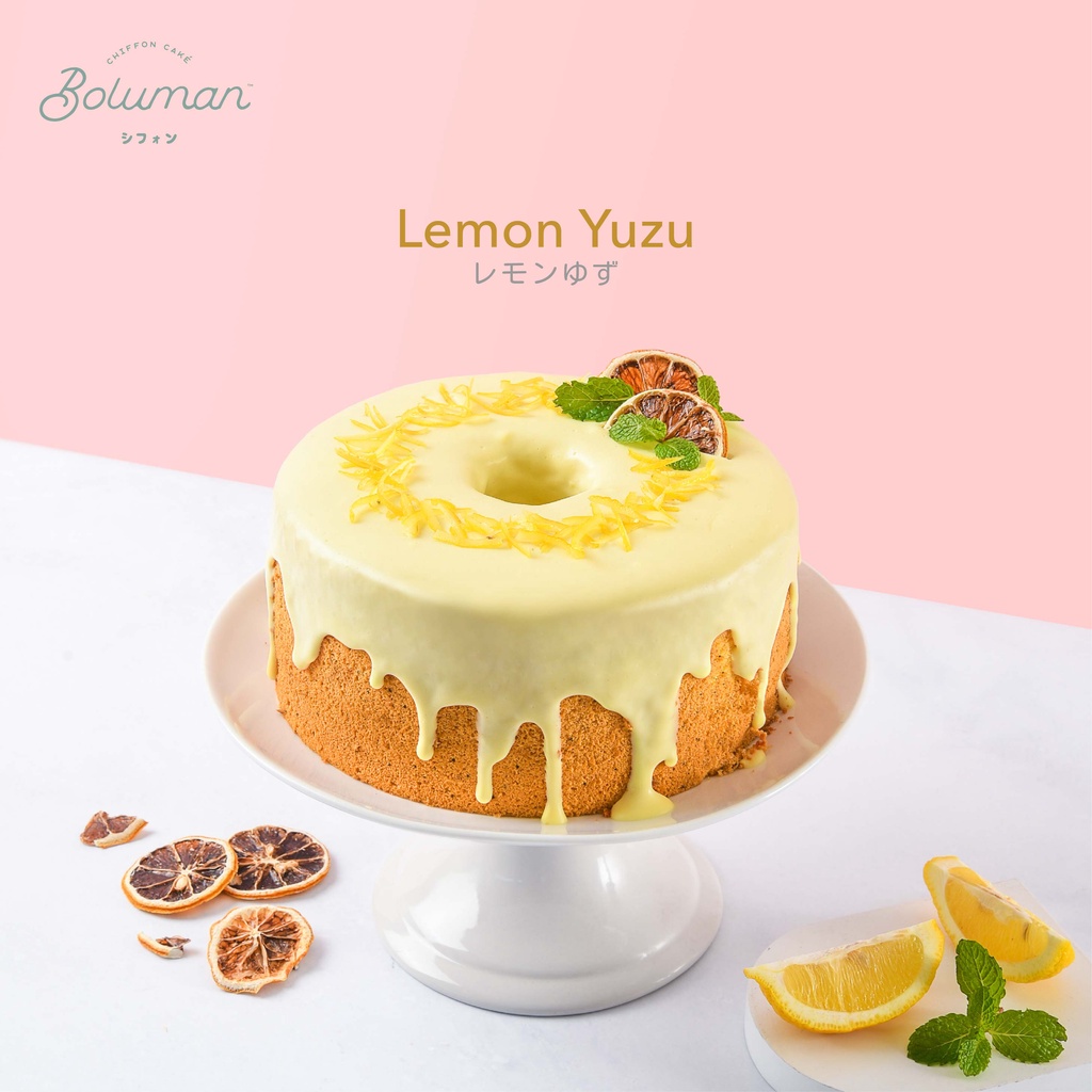 Jual Boluman | Lemon Yuzu Whole Chiffon | Cake | Gift | Kue Bolu ...