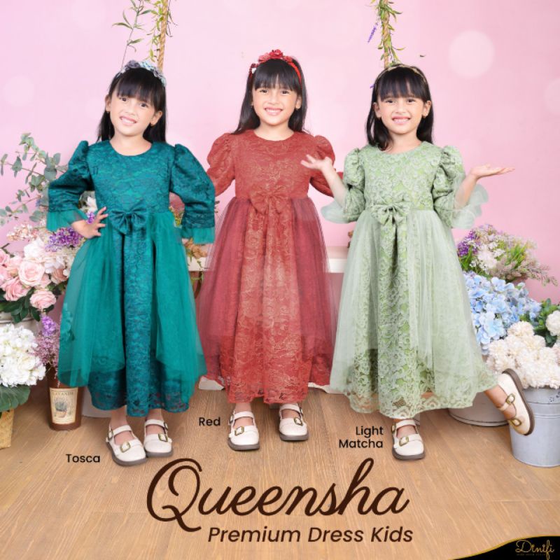 Jual Queensha dress anak by dinifi | Shopee Indonesia