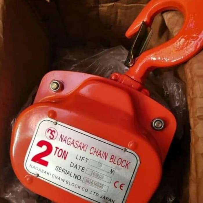 Jual Chain block takel manual NAGASAKI 2 TON x 3meter | Shopee Indonesia