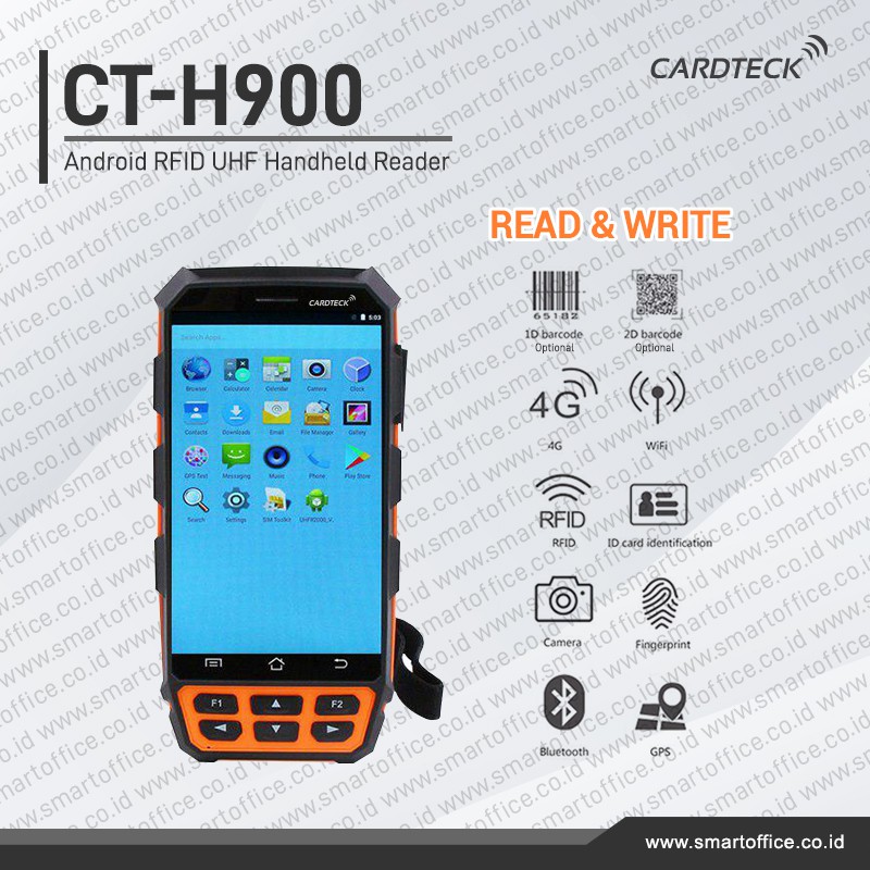 Jual RFID UHF HANDHELD READER ANDROID 7.0 PORTABLE SCANNER PREMIUM ...