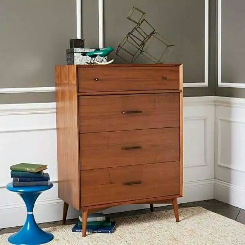 Jual drawer. nakas retro besar. lemari laci. kayu jati perhutani ...