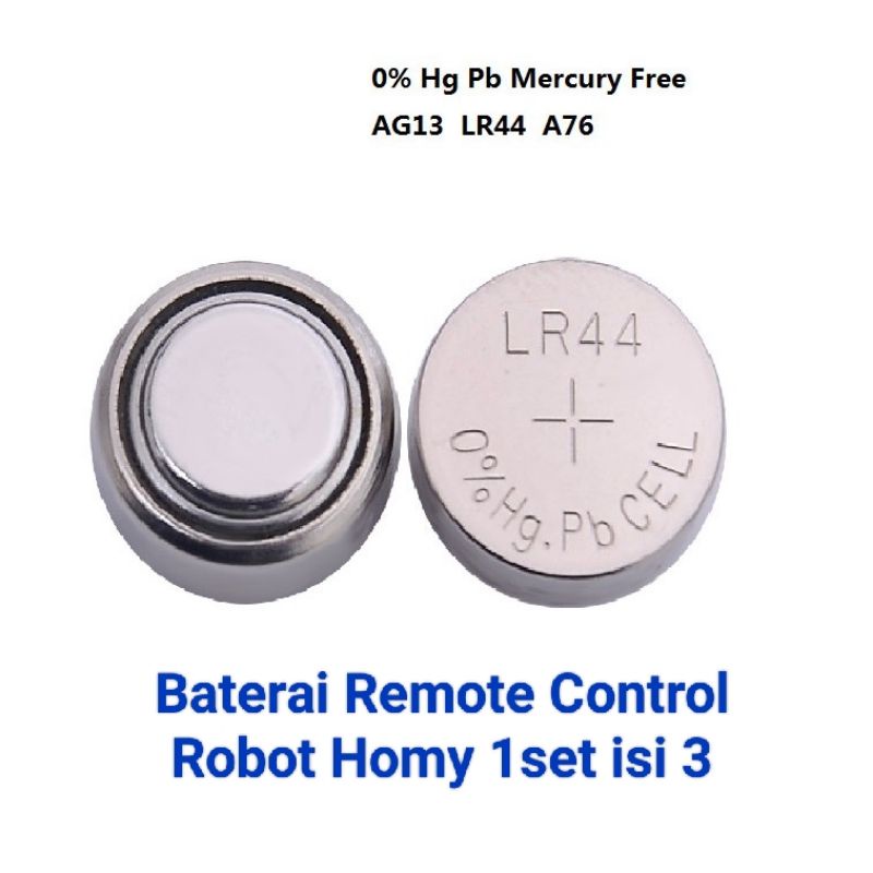 Jual Baterai Remote Control Robot Homy 1set (isi 3pcs) | Shopee Indonesia