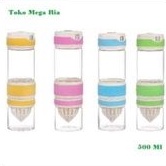 Jual Infused Water Bottle Glass 500 ml Home Line | Shopee Indonesia