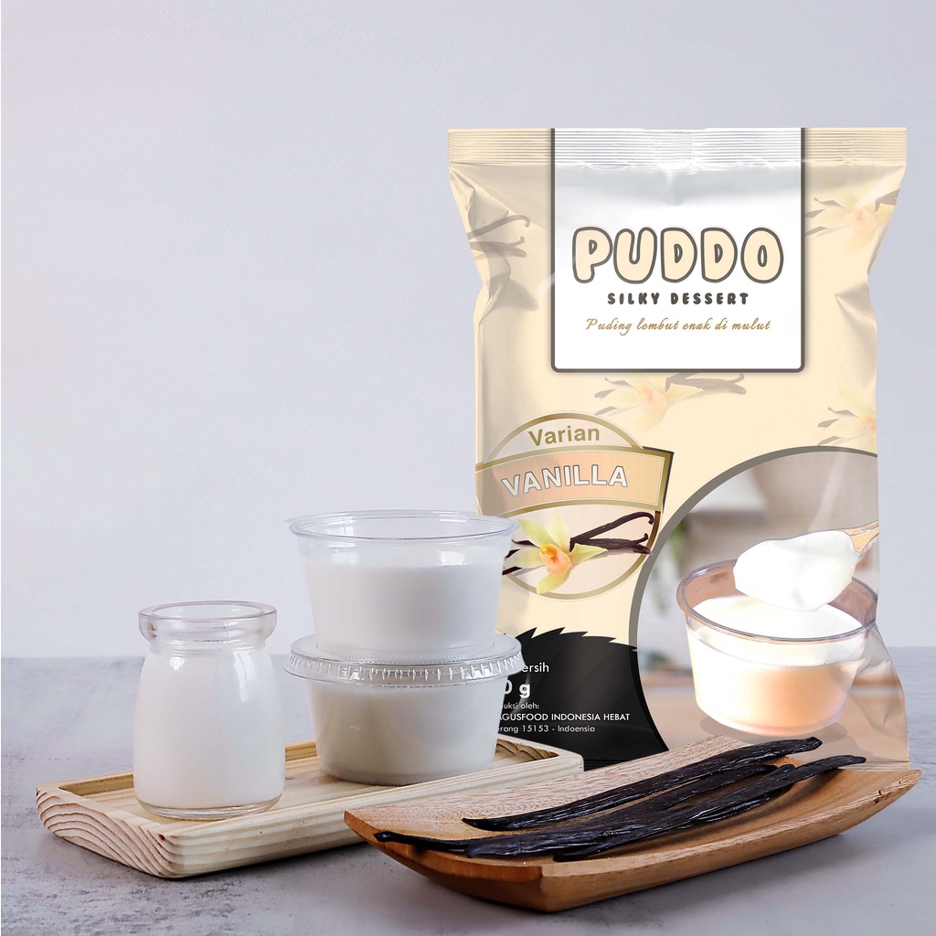 Jual Bubuk Silky Pudding Puddo Rasa Vanilla 500 Gr | Shopee Indonesia