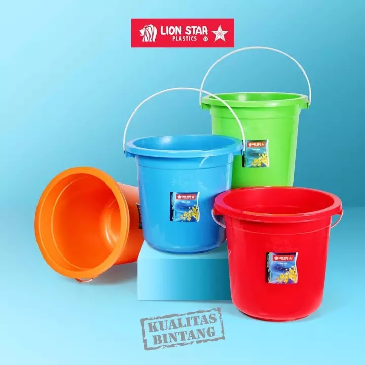 Jual LION STAR EMBER CUCI PLASTIK GAGANG KAWAT PL 11 PAIL 1,5 GALON ...