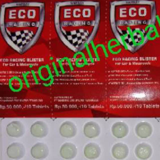 Jual ECO RACING MOTOR ECERAN PER TABLET ORIGINAL | Shopee Indonesia