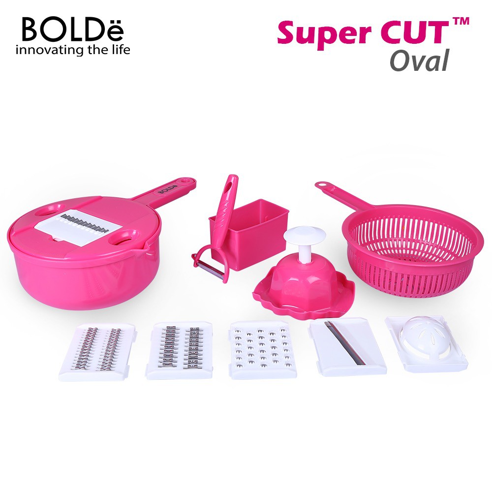 Jual BOLDe Set Pemotong Sayuran / Super Cut Oval | Shopee Indonesia