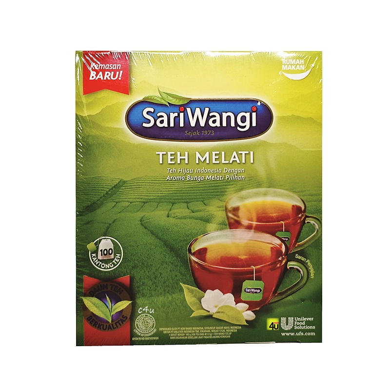 Jual Sari Wangi - Teh Celup Kemasan Besar - 100 pcs | Shopee Indonesia