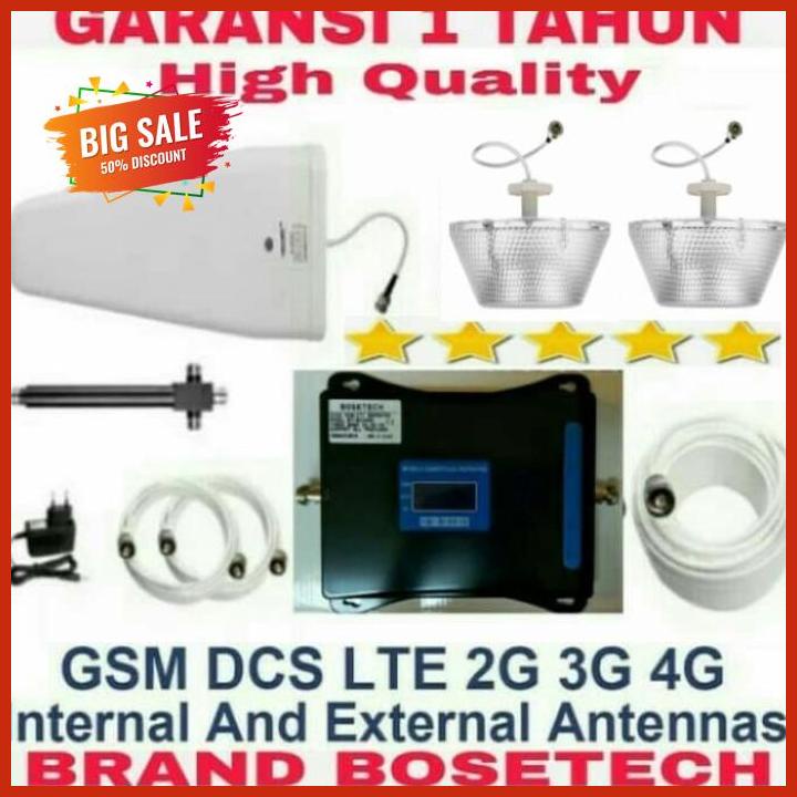 Jual Rekomendasi Penambah Signal Sinyal Hp Tri Band 2G/3G/4G, Paket 2 Way, Antena Gsm | Shopee ...