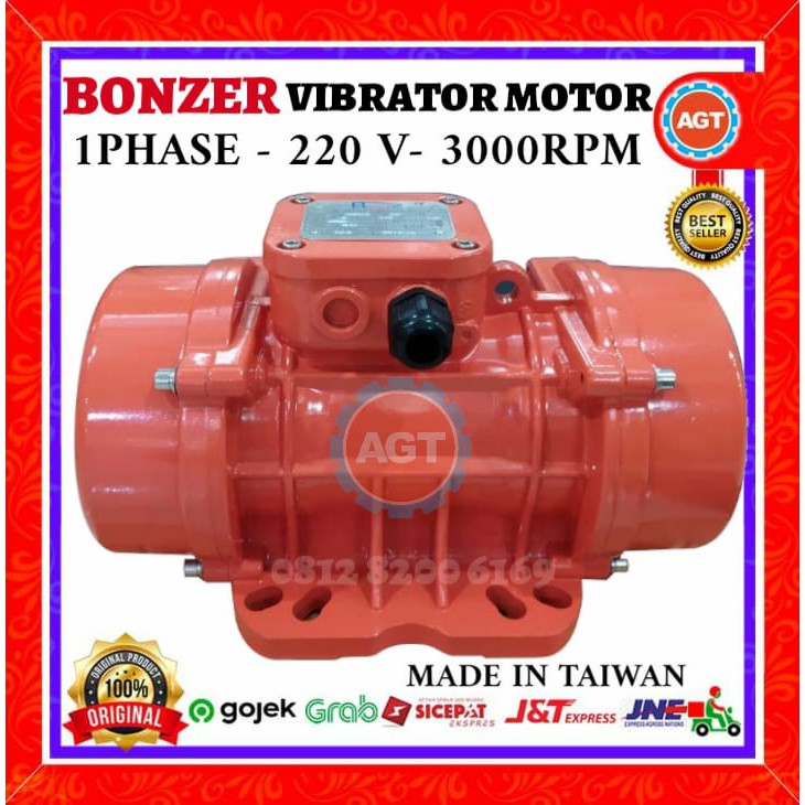 Jual BONZER 1PHASE-BMV-200S-130WATT-220VOLT 2POLE VIBRATOR MOTOR ...