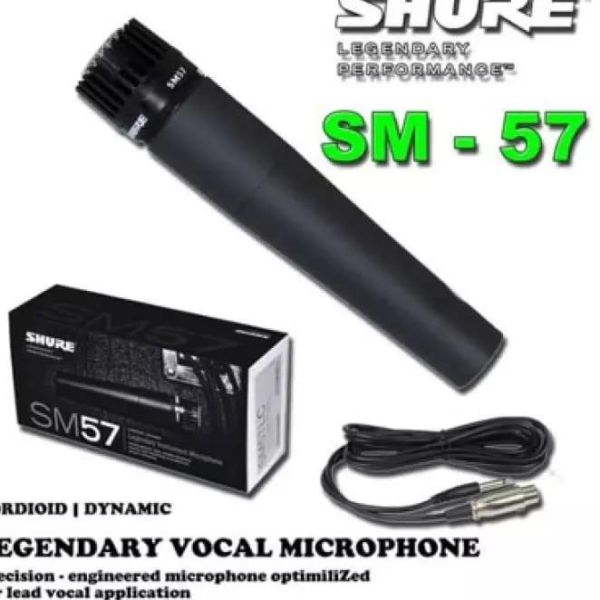 Jual Importir Resmi Microphone shure SM57/SM 57 Mic Kabel( Instrument ...
