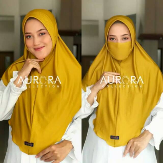 Jual Hijab masker merek aurora | Shopee Indonesia