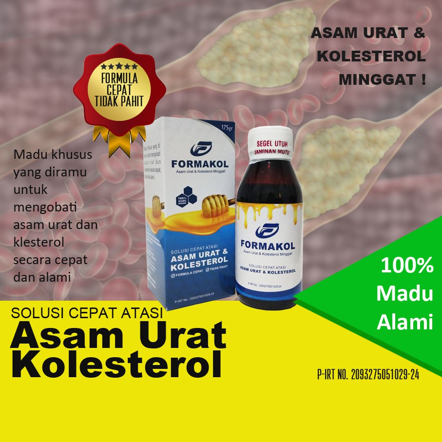 Jual FORMAKOL HONEY HERBAL OBAT ASAM URAT DAN KOLESTROL YANG AMAN ...