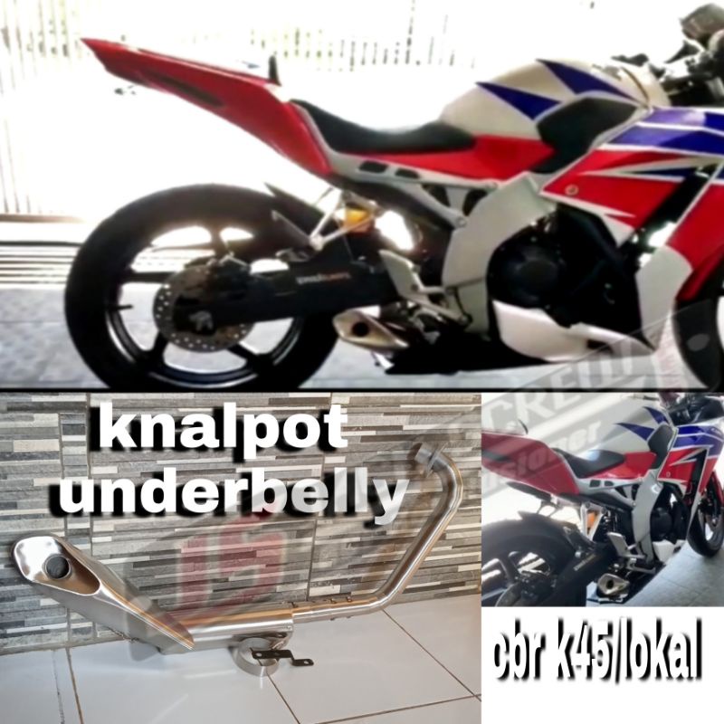 Jual knalpot underbelly cbr k45 atau cbr lokal | Shopee Indonesia