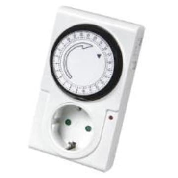 Jual Jual TIMER 24 Jam Stop Kontak Analog Alat Pengatur Waktu Otomatis ...