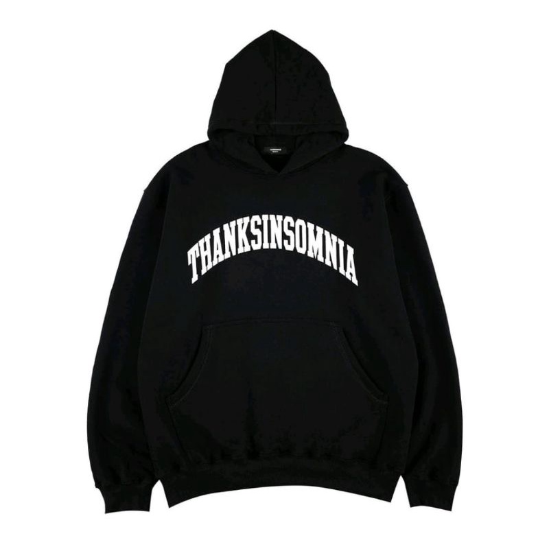 Jual Thanksinsomnia Hoodie Classic Black | Shopee Indonesia