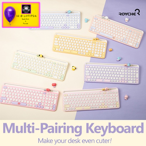 Jual READY STOCK BT21 minini Wireless Keyboard / 3in1 Multi Pairing ...